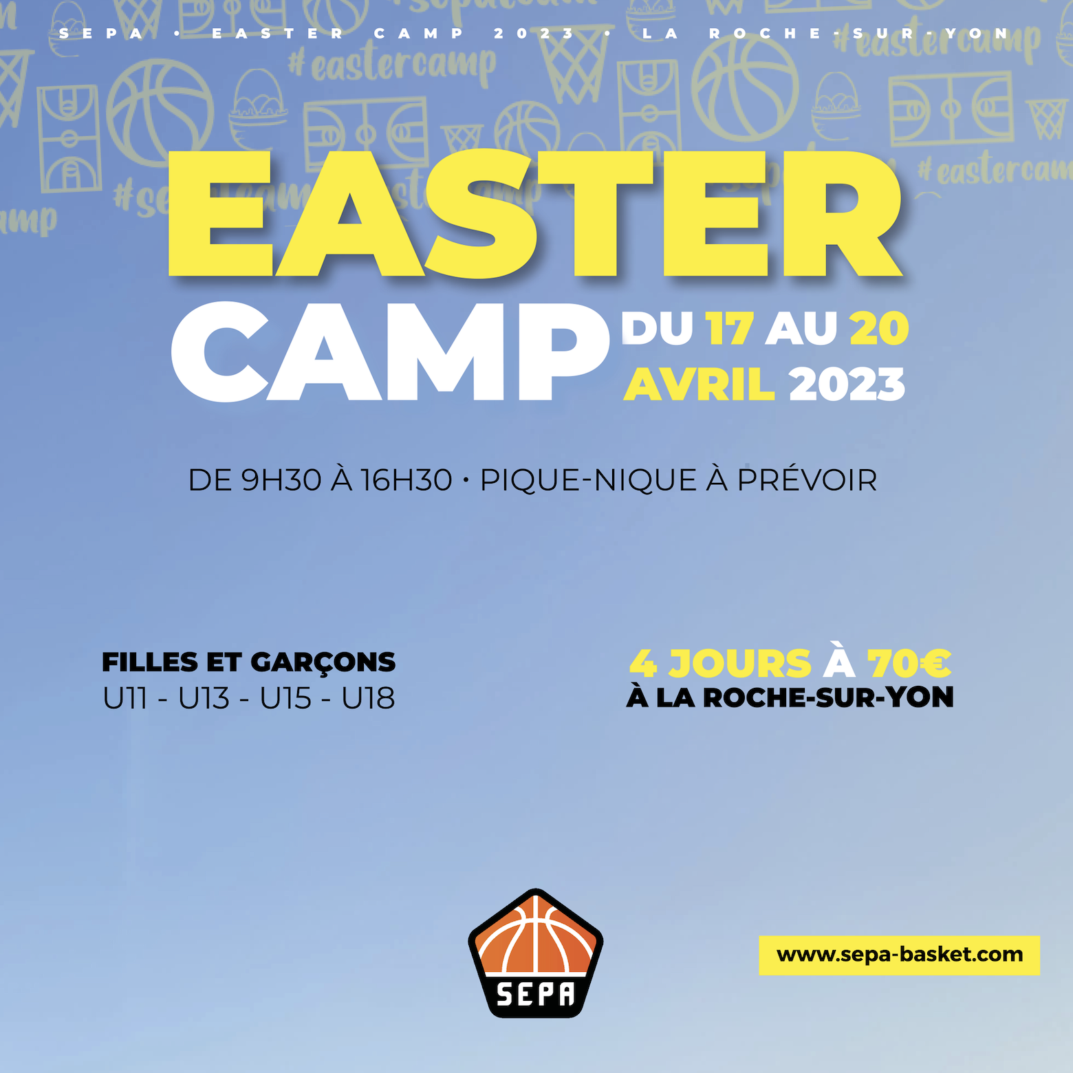 OUVERTURE DU EASTER CAMP 2023 - Bienvenue à la SEPA